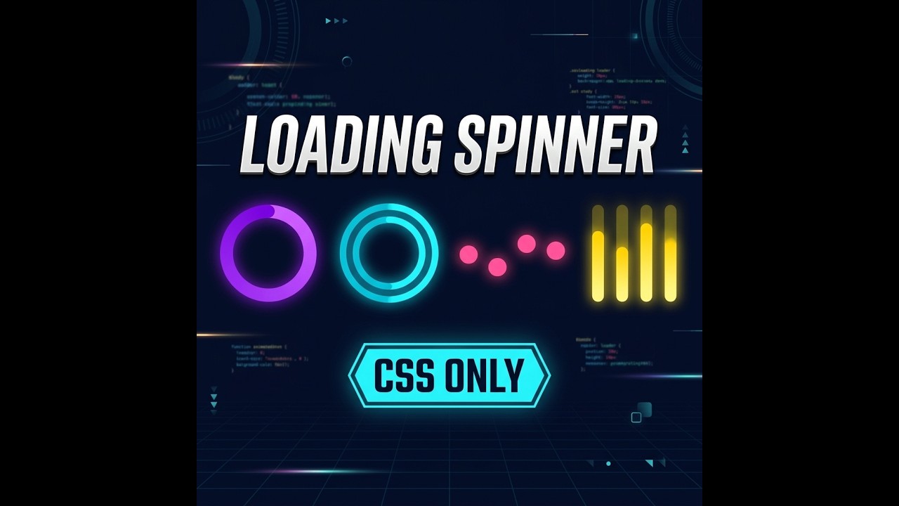 Loading Spinner – CSS Animation Tutorial