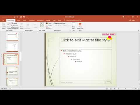 How To Create and Use Multiple Slide Masters in Microsoft PowerPoint