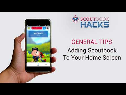 Scoutbook Hacks: Adding Scoutbook to Your Home Screen