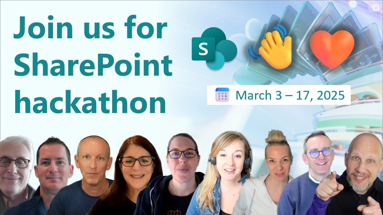 Join us for SharePoint hackathon - March 3-17, 2025