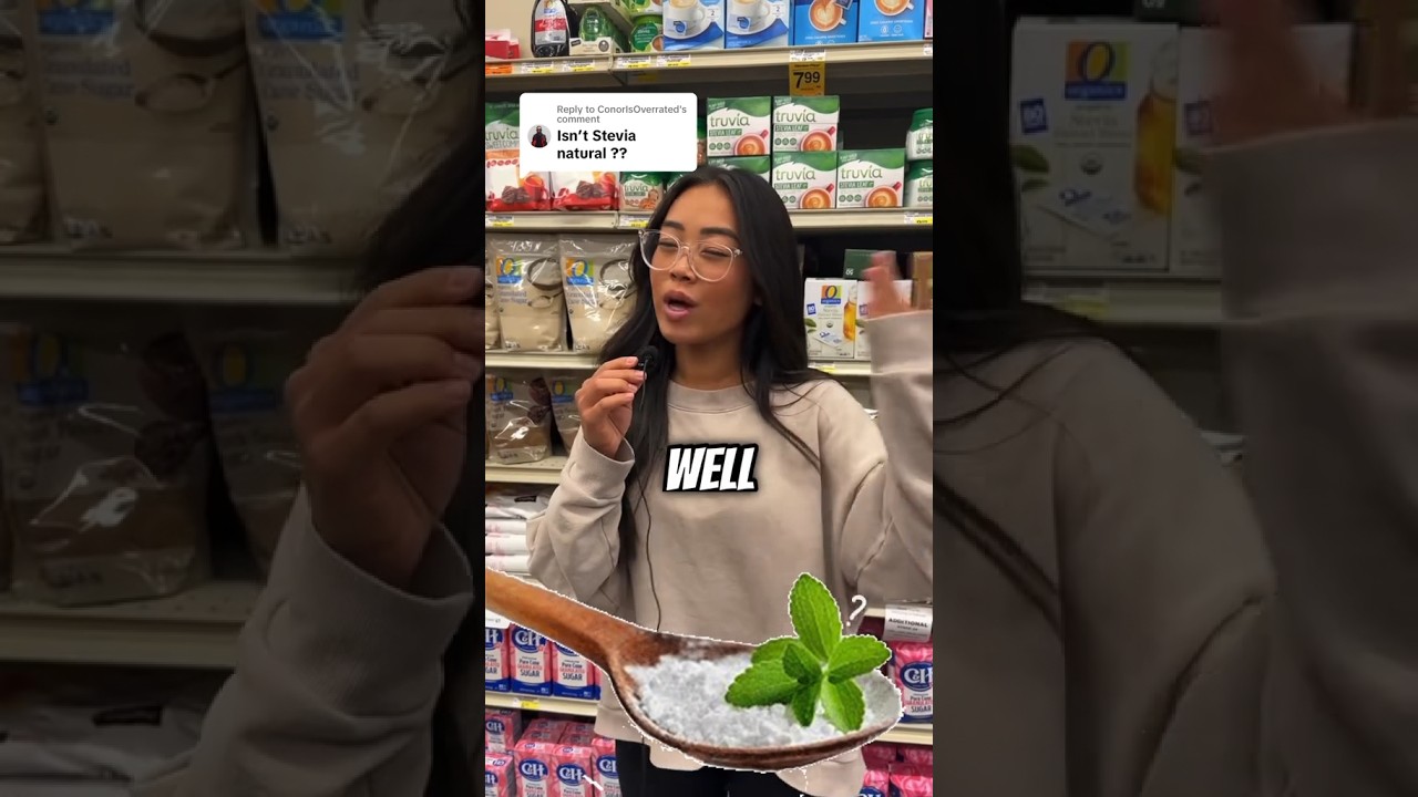 technicallyyyy🤔 #stevia #natural #artificialsweeteners #healthfacts