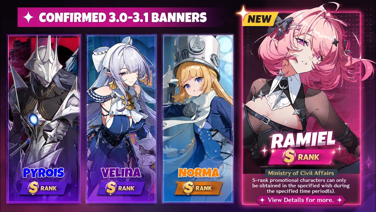NEW UPDATE! CONFIRMED 3.0-3.1 BANNERS! Remielle, FREE S-Rank & Anniversary - Zenless Zone Zero