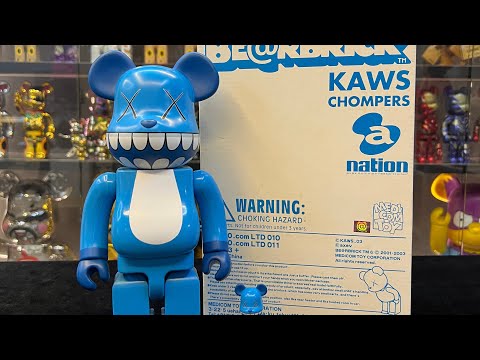 開箱Kaws x Bearbrick Chompers 100% & 400%