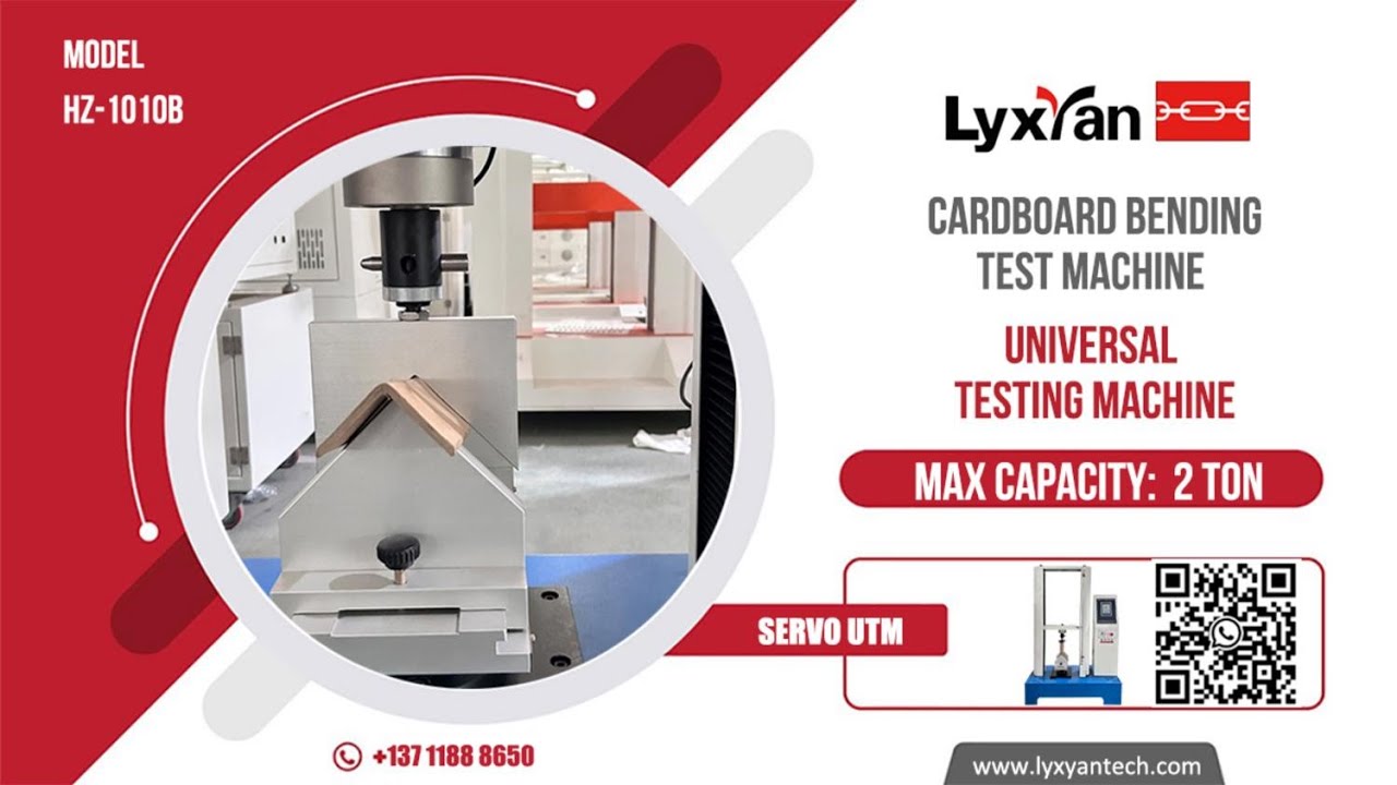 L-Shaped Cardboard Bending Test Equipment Detailed explanation of the operation method