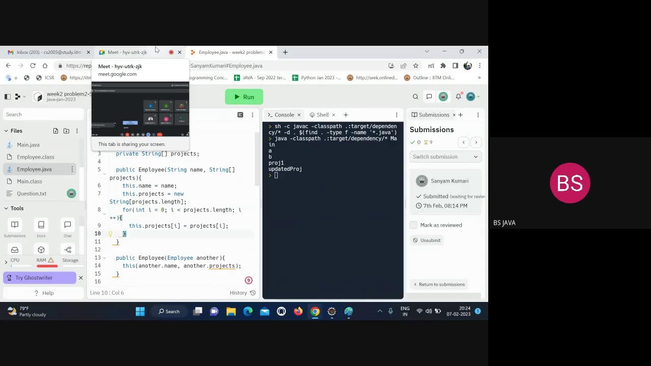 Java Jan 2023 Week 2 Live Coding/Open Session
