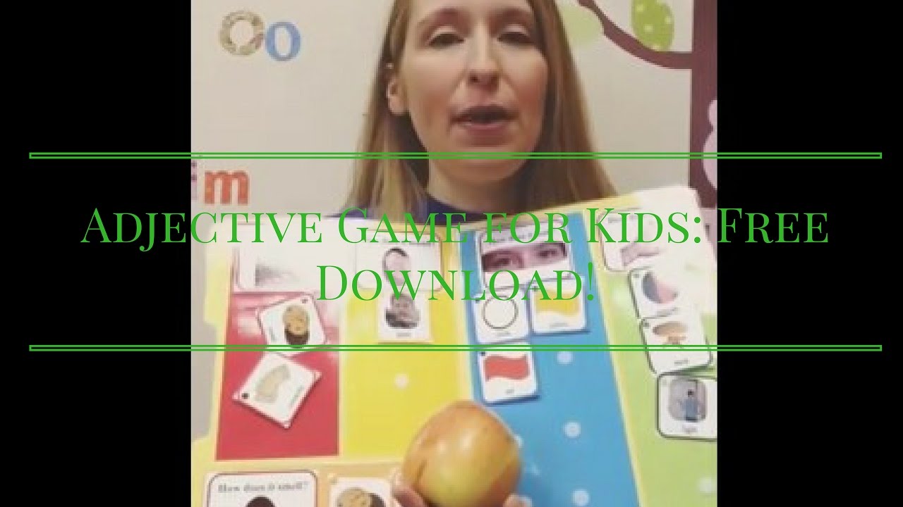 Adjective Game for Kids: Free Download!