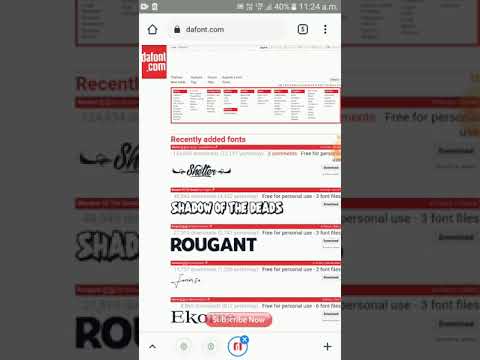 Download Unlimited TTF font