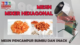 Jual Mesin pencampur Bumbu Snack (Mixer Hexagonal) Surabaya | Garuda ...