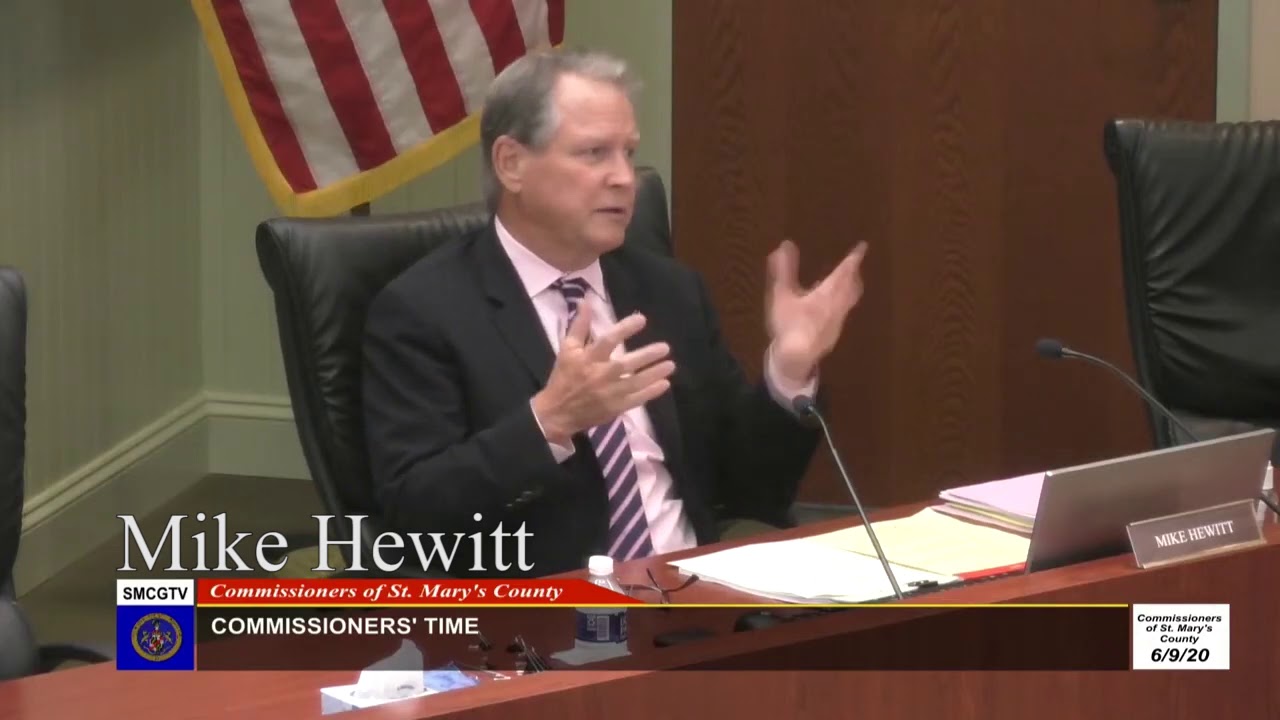 Commissioners' Time 6/9/20 - Hewitt