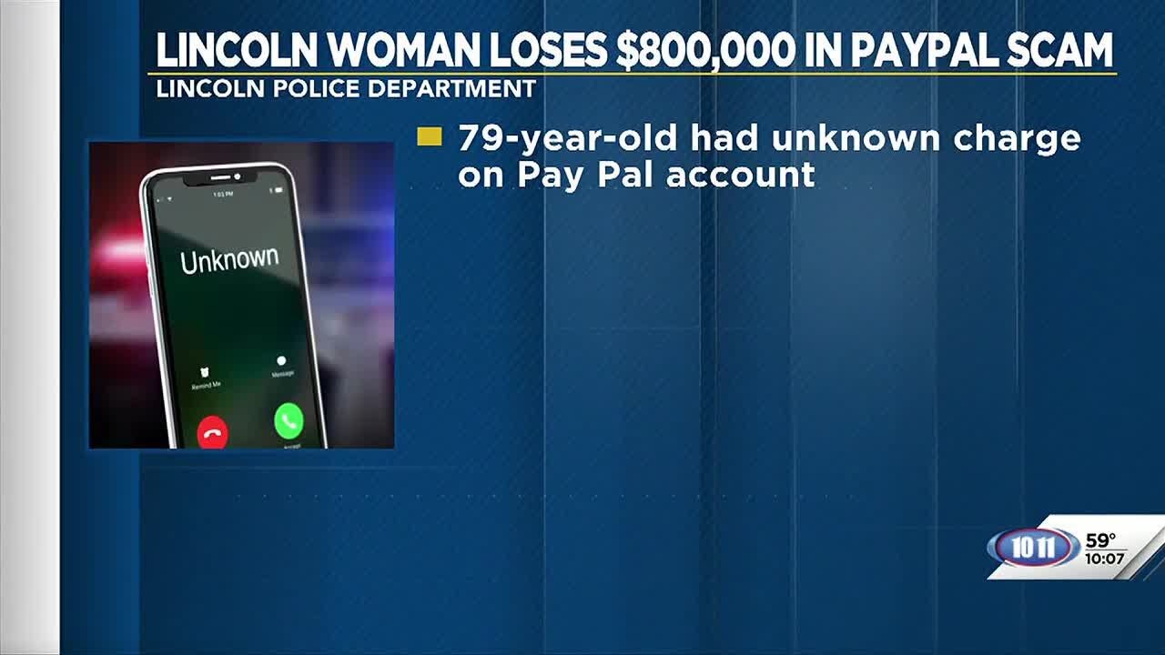 Lincoln woman loses $800,000 in scam, police say