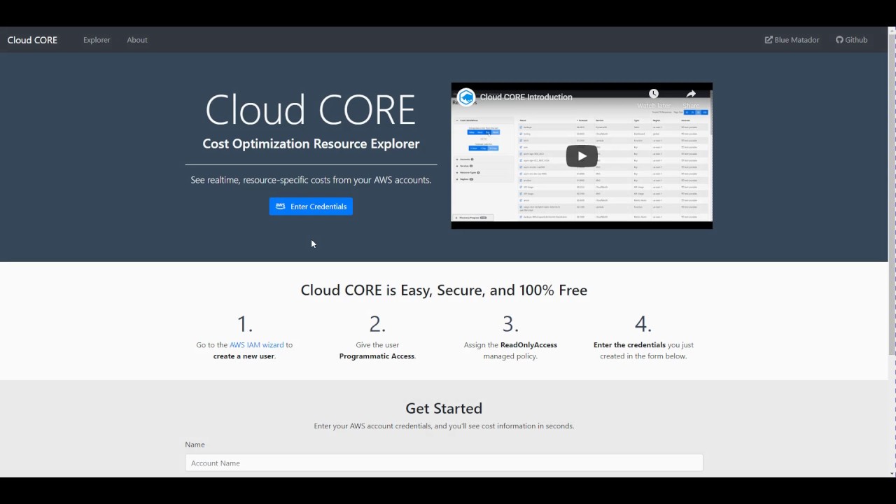 Cloud CORE Introduction