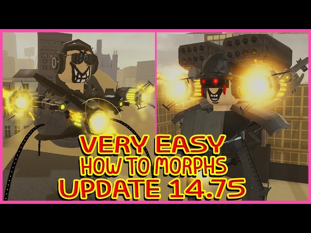 Roblox - New Update - Morphs in STRANGE BATHTUB WAR UPDATE 14.75 PRE ...