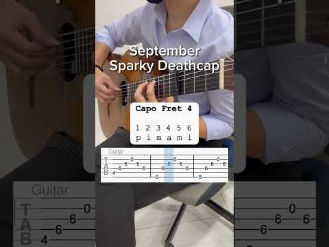 September by Sparky Deathcap #guitartutorial #guitarcover #beginner #guitartabs