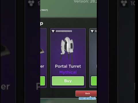"Portal Turret" new item in evade ! ( daily store )