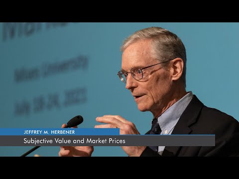 Subjective Value and Market Prices | Jeffrey M. Herbener