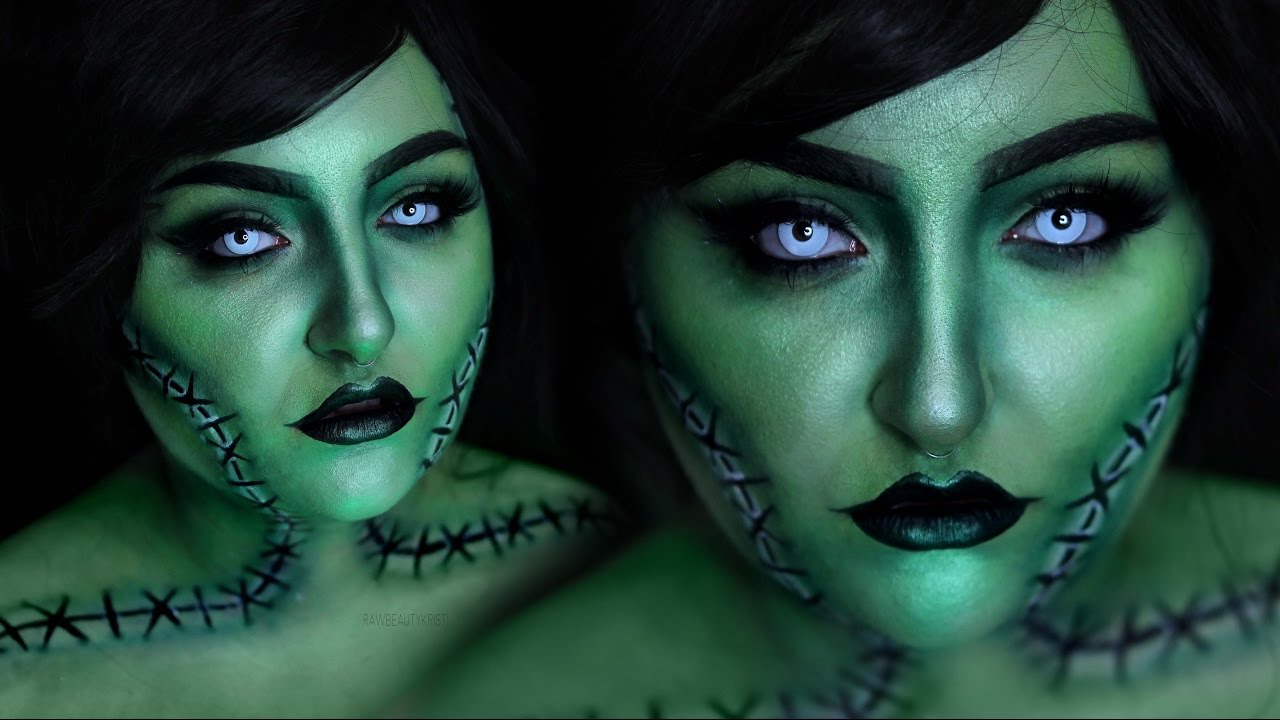 BRIDE OF FRANKENSTEIN GLAM | Halloween Costume Makeup Tutorial | RawBeautyKristi