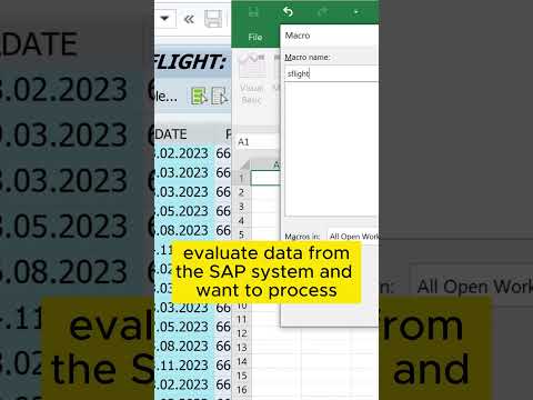 Automate Data Extraction with SAP GUI Scripting to Excel #SAPGUIScript #Excel #automation