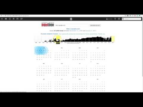 Going Back in Time with the Internet Archive Wayback Machine