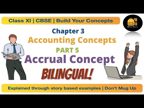 Class11 Chapter: 3 Accrual Concept (Hindi) | Accounting Concepts | Part 5 | CBSE