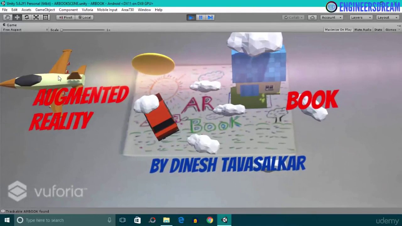 AR Lesson- Develop a Augmented Reality Book App from Scratch