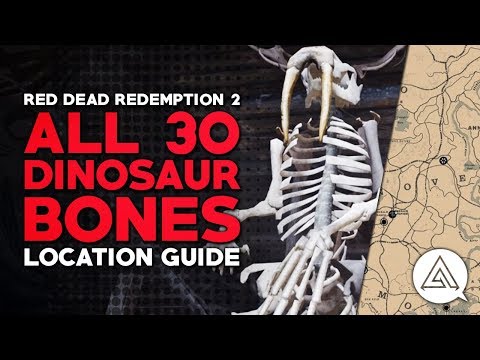 Red Dead Redemption 2 | All 30 Dinosaur Bones Location Guide & Reward