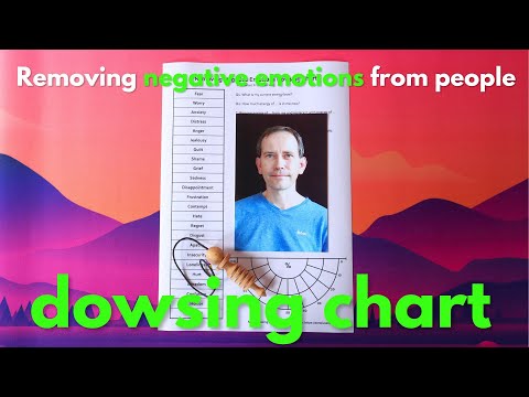 Quick look at my dowsing chart for removing negative emotions that are stored in our energy field