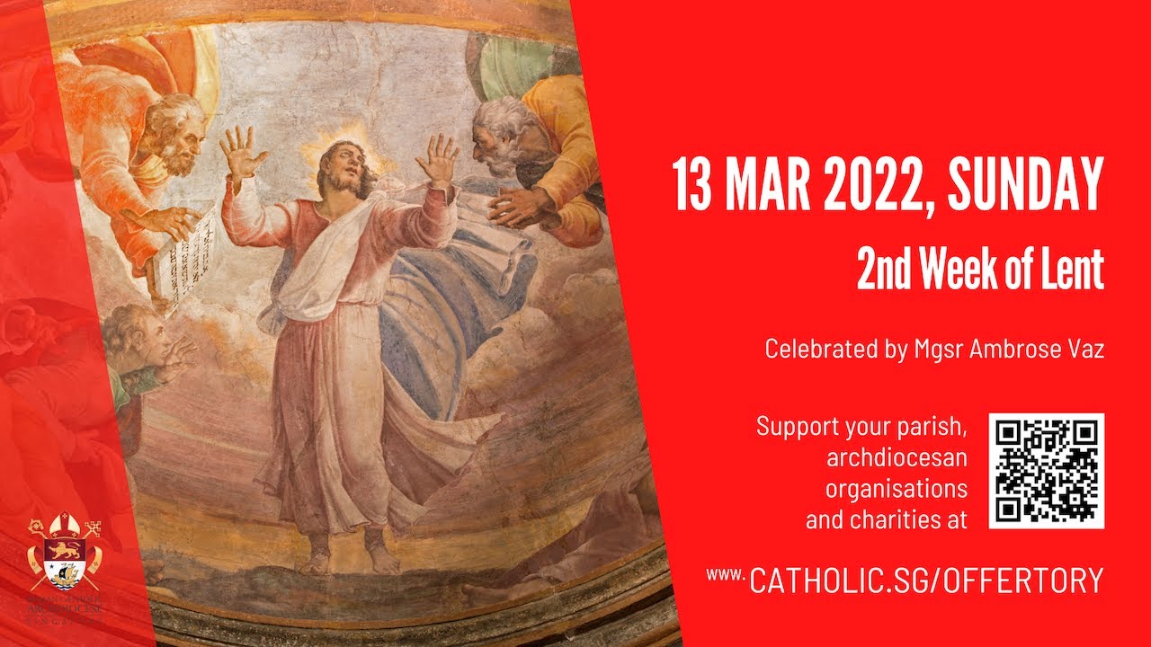 Catholic Sunday Mass Live Online 13 March 2022 | 2nd Sunday of Lent