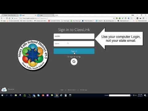 ClassLink Tutorial Part 1 Signing in