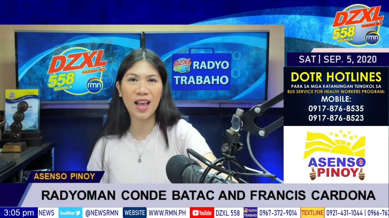 ASENSO PINOY - 09/05/2020 - 2:00 P.M TO 3:00 P.M