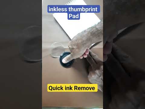 inkless thumbprint Pad | Fingerprint Pad | #thumbprint #viral #shorts