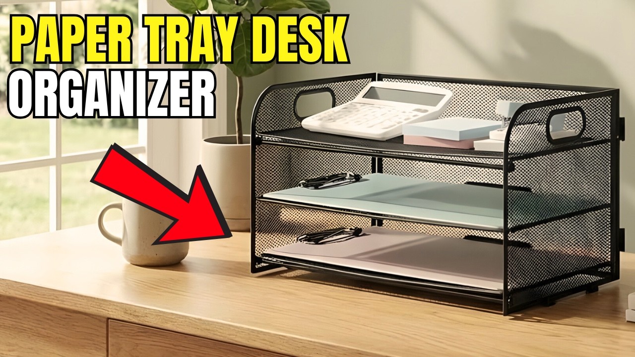 3-Tier Letter Tray Desk Organizer Review | Easy Assembly & Super Sturdy!