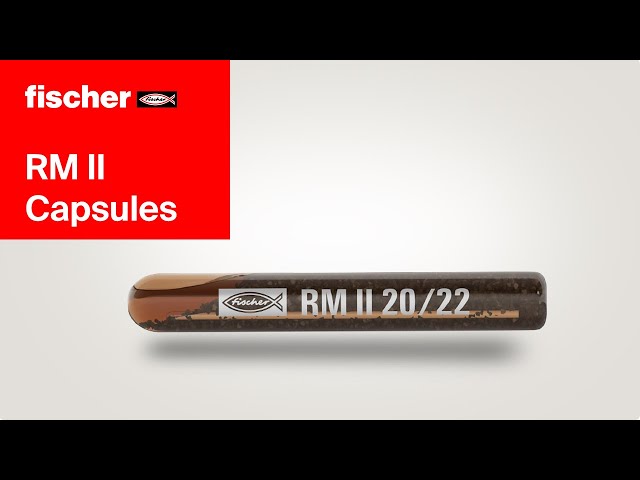 FISCHER - Resin capsule RM II (Fischer) Authorized Wholesale Dealer ...