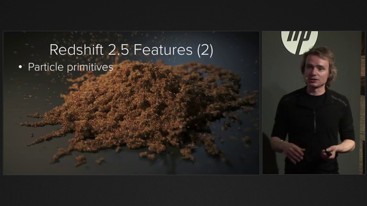 Redshift presentation at the SIGGRAPH 2017 NVIDIA booth