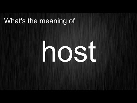 Unraveling The Mystery Of "host" - Master The Pronunciation!
