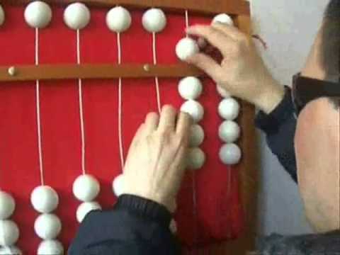 Ábaco japones. | Como orientar al alumno limitado visual