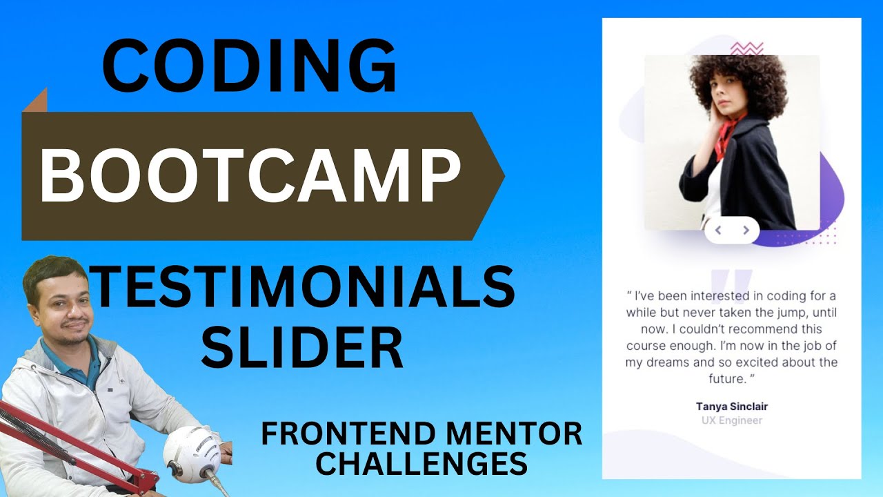 Coding Bootcamp Testimonials Slider | Frontend Mentor Challenge | #frontendmentor