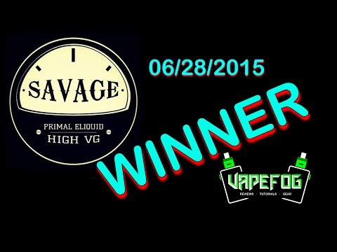 Savage VG 30ml Winner | VAPEFOG