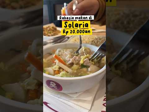 MENU RAHASIA SOLARIA DAPET BANYAK!! #fyp #solaria #makananhack