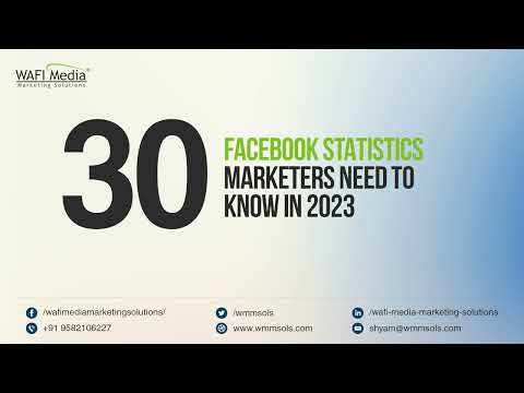 Top 30 Facebook Statistics Marketers Need to Know in 2023. #facebook #facebookmarketing