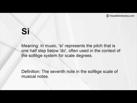 Si Meaning