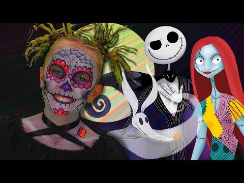 Nightmare Before Christmas Finger Family | We Love Facepaint!