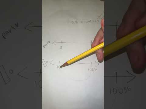 How to fogure out the question called “10 percent of what is 8” #edu #math #ratio
