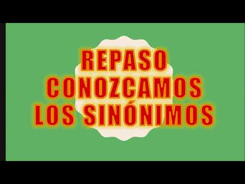 Repaso de los sinónimos y familias de palabras.
