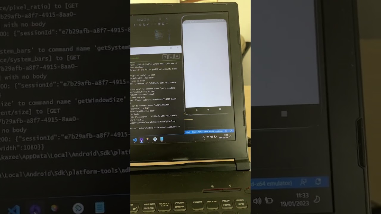 Flutter Automation testing Appium#shorts #flutter #dart #android