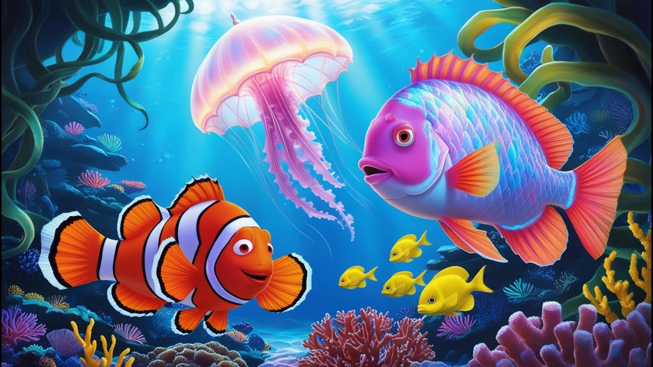 Underwater World 2K ULTRA HD | Background Cartoon