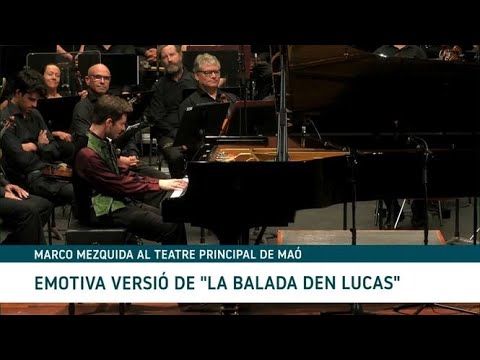 Marco Mezquida interpreta una emotiva versió de la cançó "Balada den Lucas"