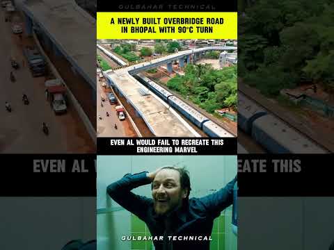 Bhopal’s New Overbridge With 90° Turn – Unreal Engineering! 😱
