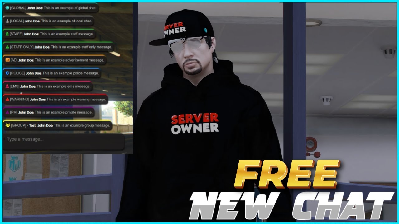 FiveM New Chat Script and It's Free | FiveM Free Scripts | MJ DEVELOPMENT