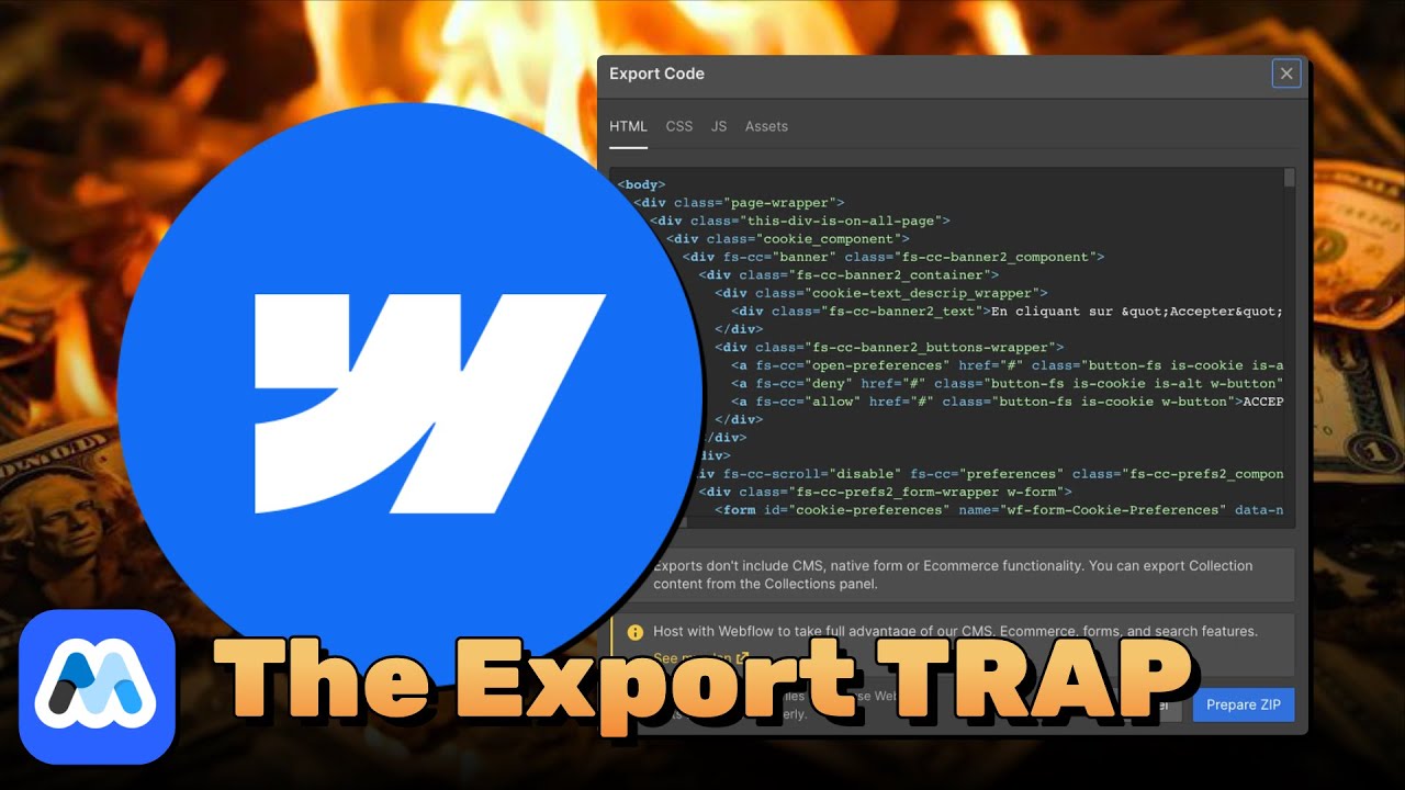 Why Exporting Your Webflow Code is a Huge Mistake