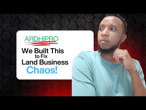 Ardhipro: Built to End the Land Business Mess!